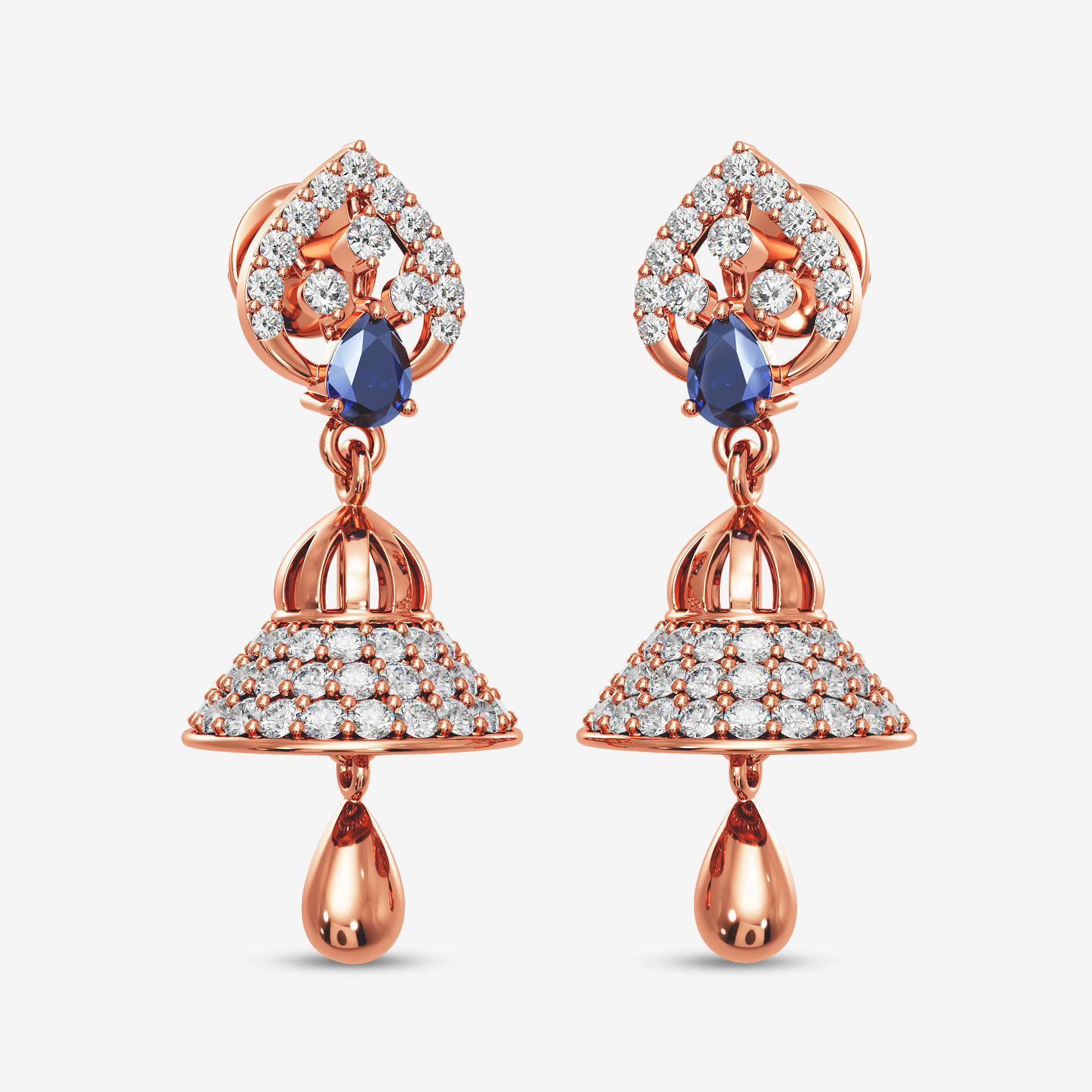 Diamond jhumkas joyalukkas store