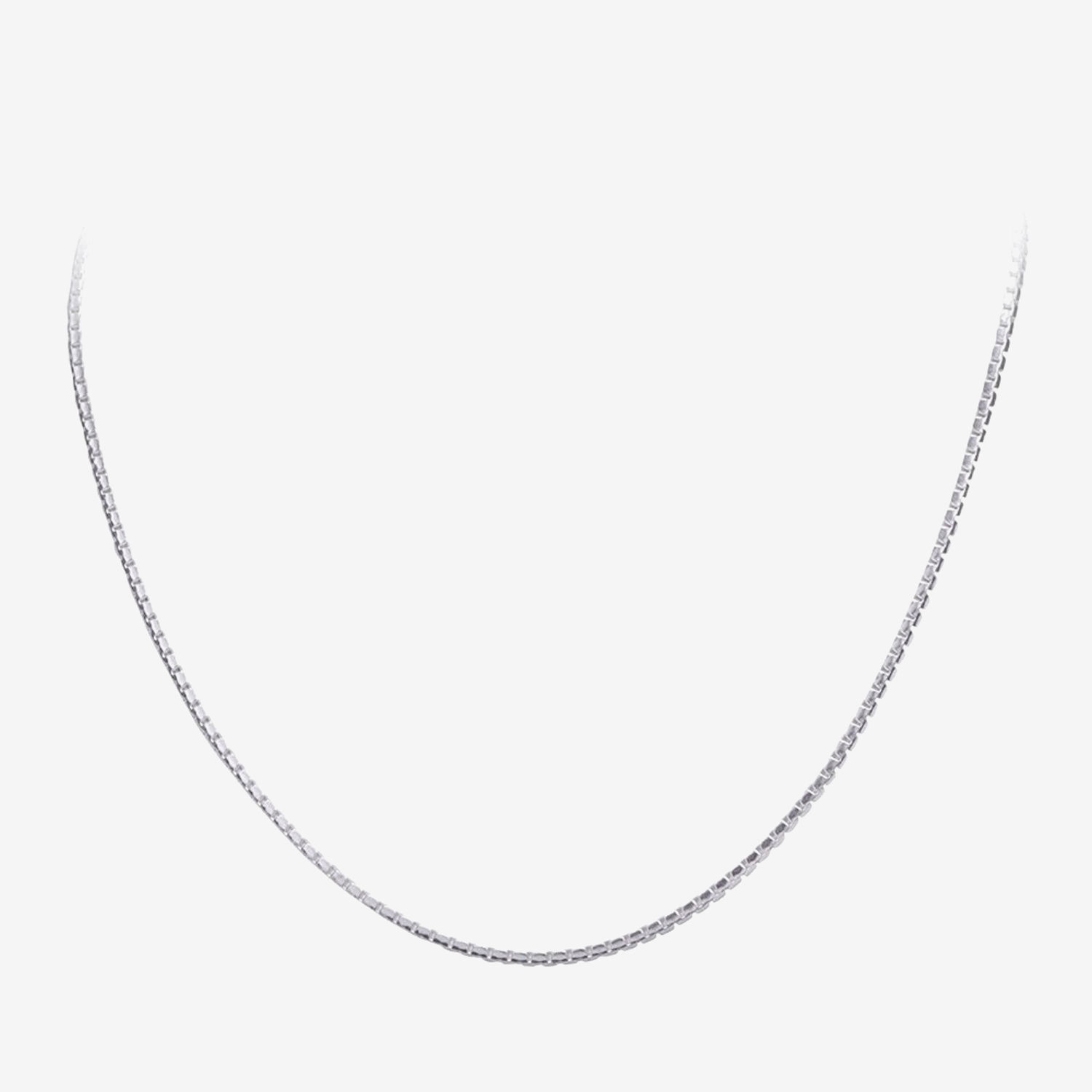 Buy Timeless Silver Box Chain (NFSL120239) Online from Joyalukkas