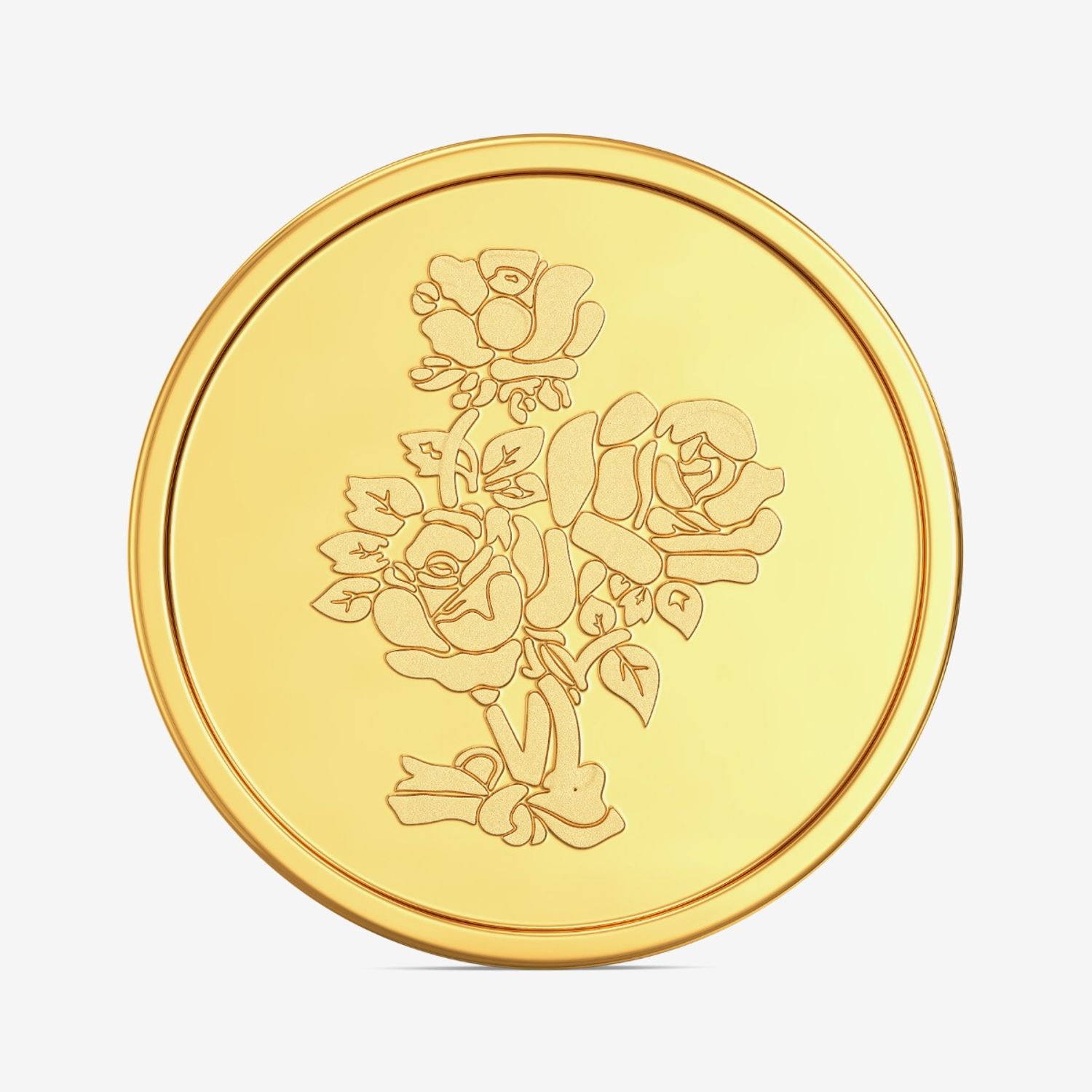 Buy 4 Gram Flower Gold Coin (ONGCNRF22G4) Online from Joyalukkas